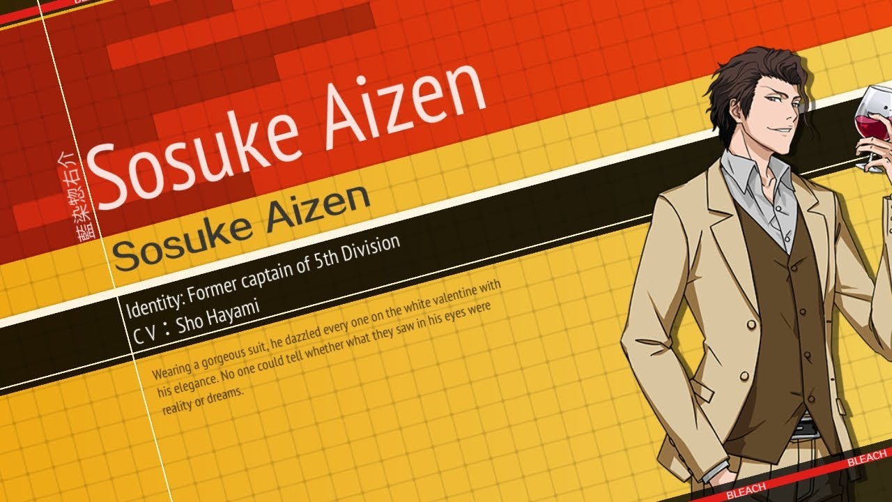 Bleach Mobile 3D Aizen Sosuke.White Valentine - SSR : All Skills ...