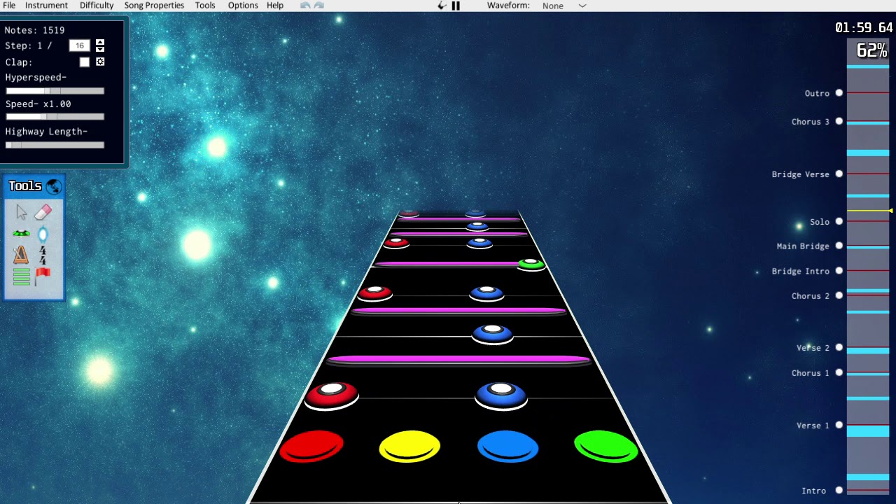 Through Thje Fire And Flames Clone Hero Chart With Taps Dasthoney