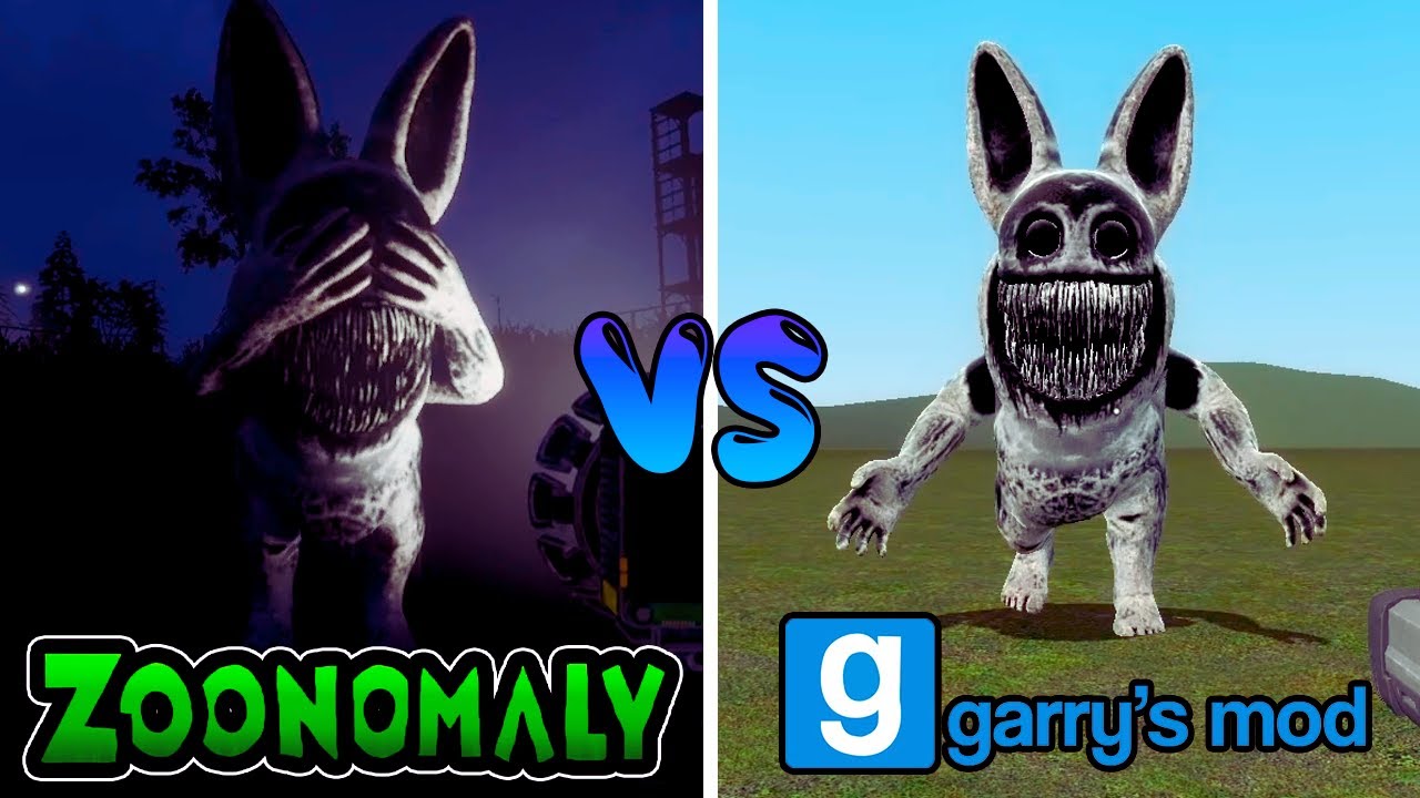 Zoonomaly Monster bunny VS Garry's Mod Monster bunny - YouTube