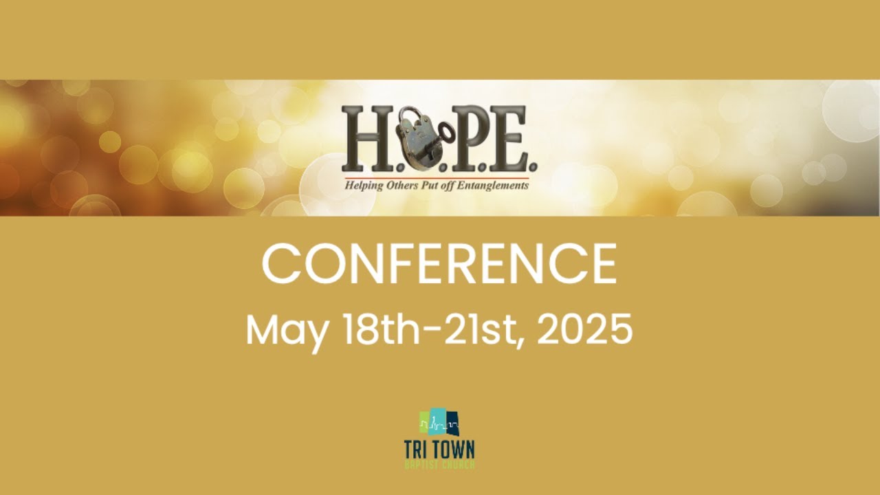 HOPE Conference Day 4 - TTBC - Wednesday E 5-21-25 - YouTube