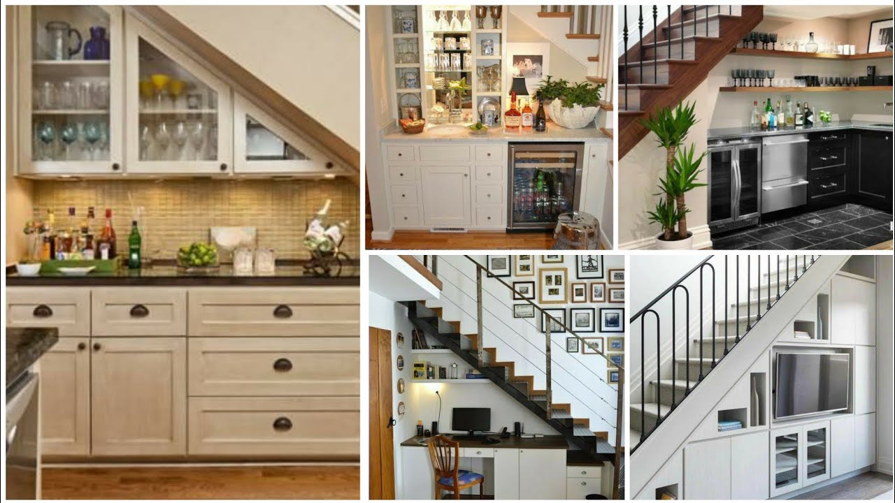 30+Creative way to use the space under stairs kitchen interior design ...