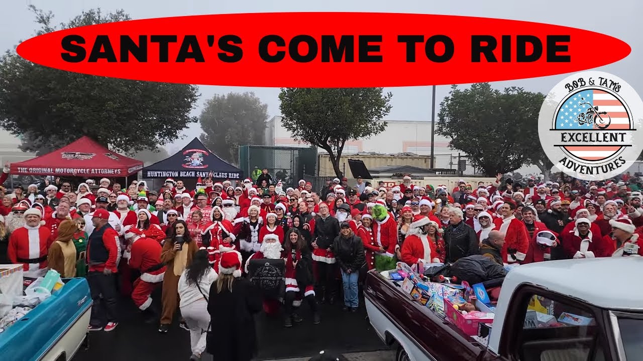 SANTA RIDE 2022 HUNTINGTON BEACH CALIFORNIA - YouTube