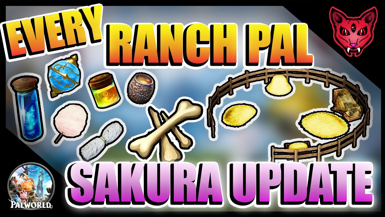 EVERY RANCH PAL *Sakurajima Update* | Palworld Tutorials - YouTube