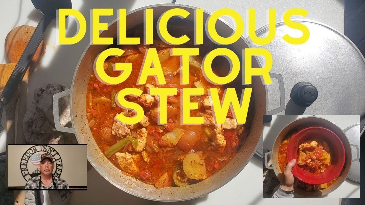Escape the ordinary with this irresistible gator stew recipe - YouTube