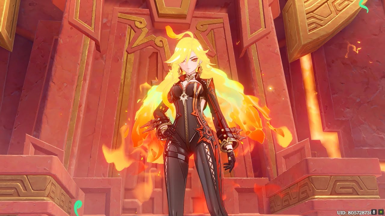 (Fake) Pyro Archon Mavuika Cutscene | First Appearance Genshin Impact V ...