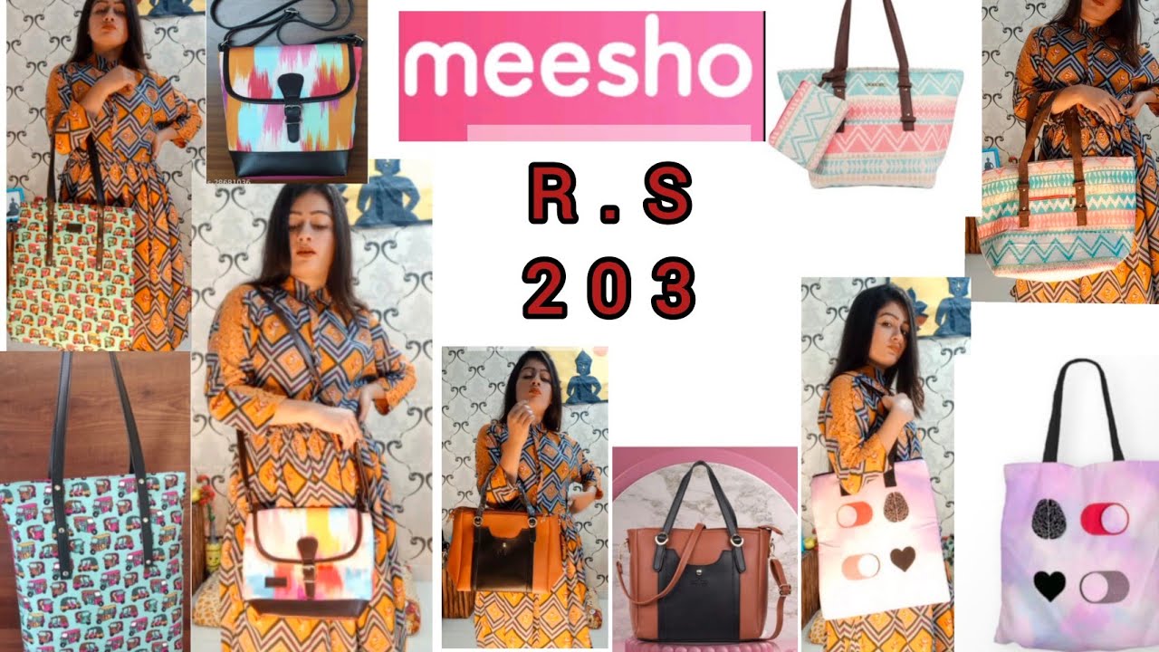 Meesho trendy bags Haul.||Meesho NEW Bag Haul.||Apexa NaikPatel - YouTube
