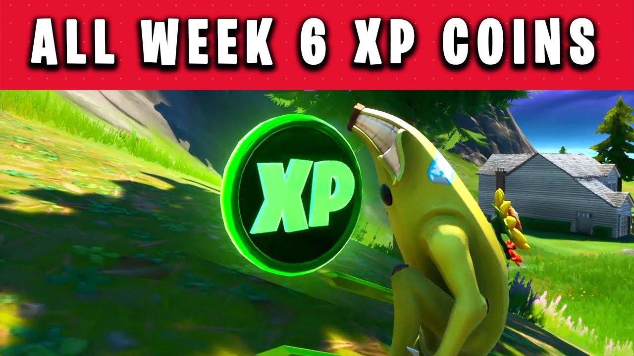 *NEW* All XP Coins Locations in Fortnite - (Week 6) - YouTube