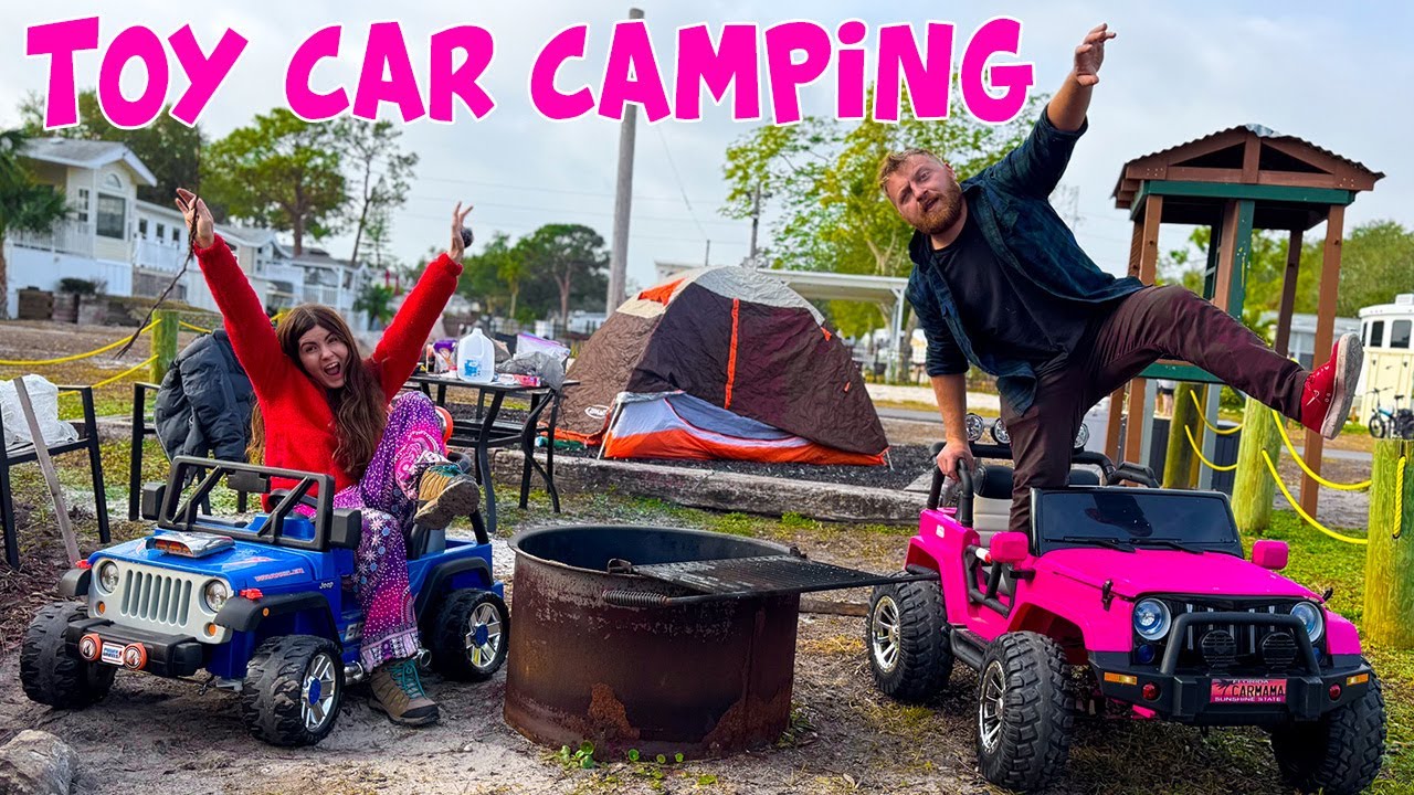 TOY CAR CAMPING TRIP 🚗 🚙 - YouTube