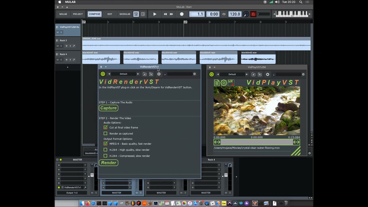 MuTools MuLab: Add a soundtrack to a video using VidPlayVST and ...