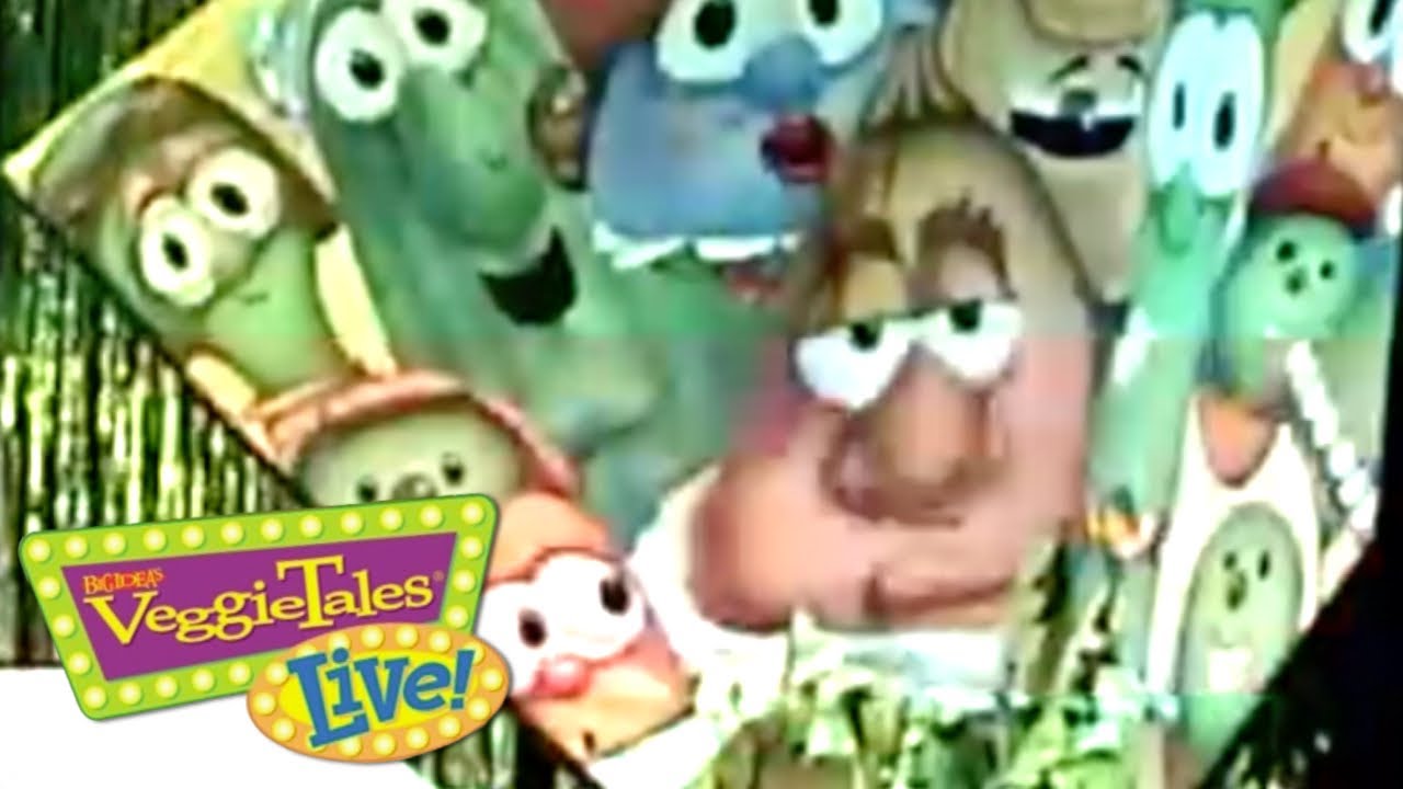 VeggieTales Live on Stage- additional 'Finale' clip (side-stage) - YouTube