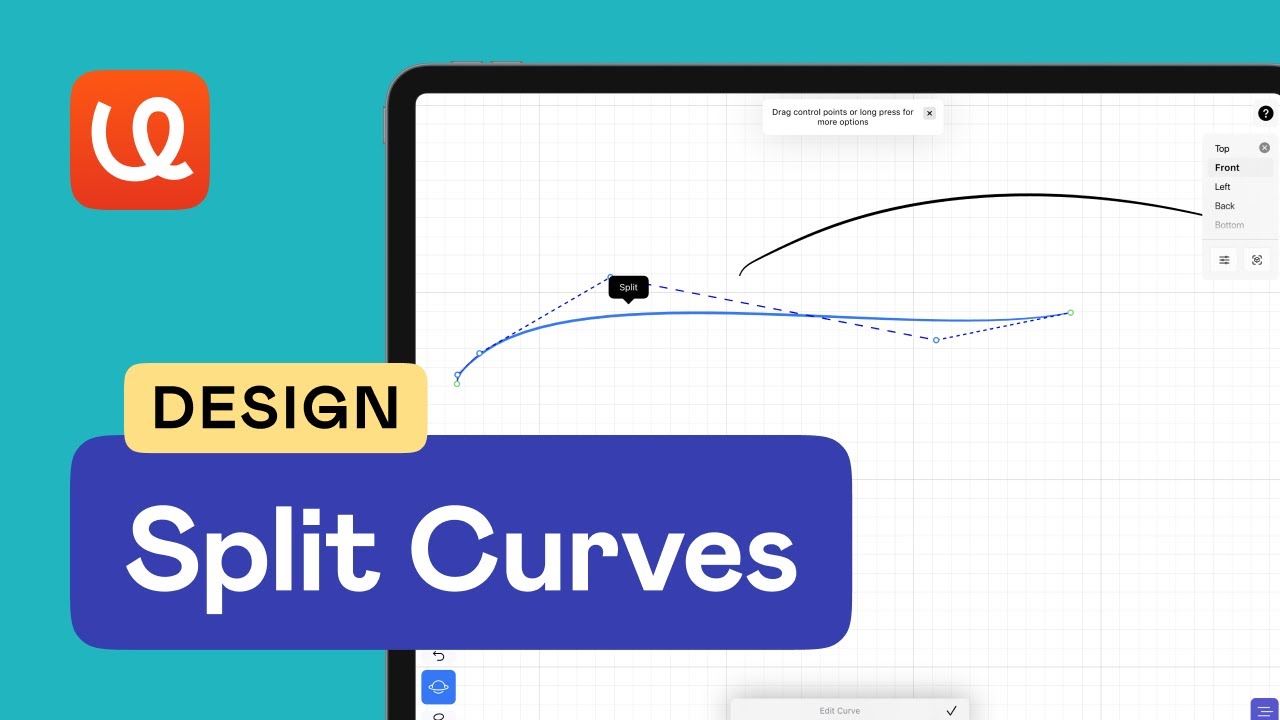 uMake Help - Design - Split Curves - YouTube