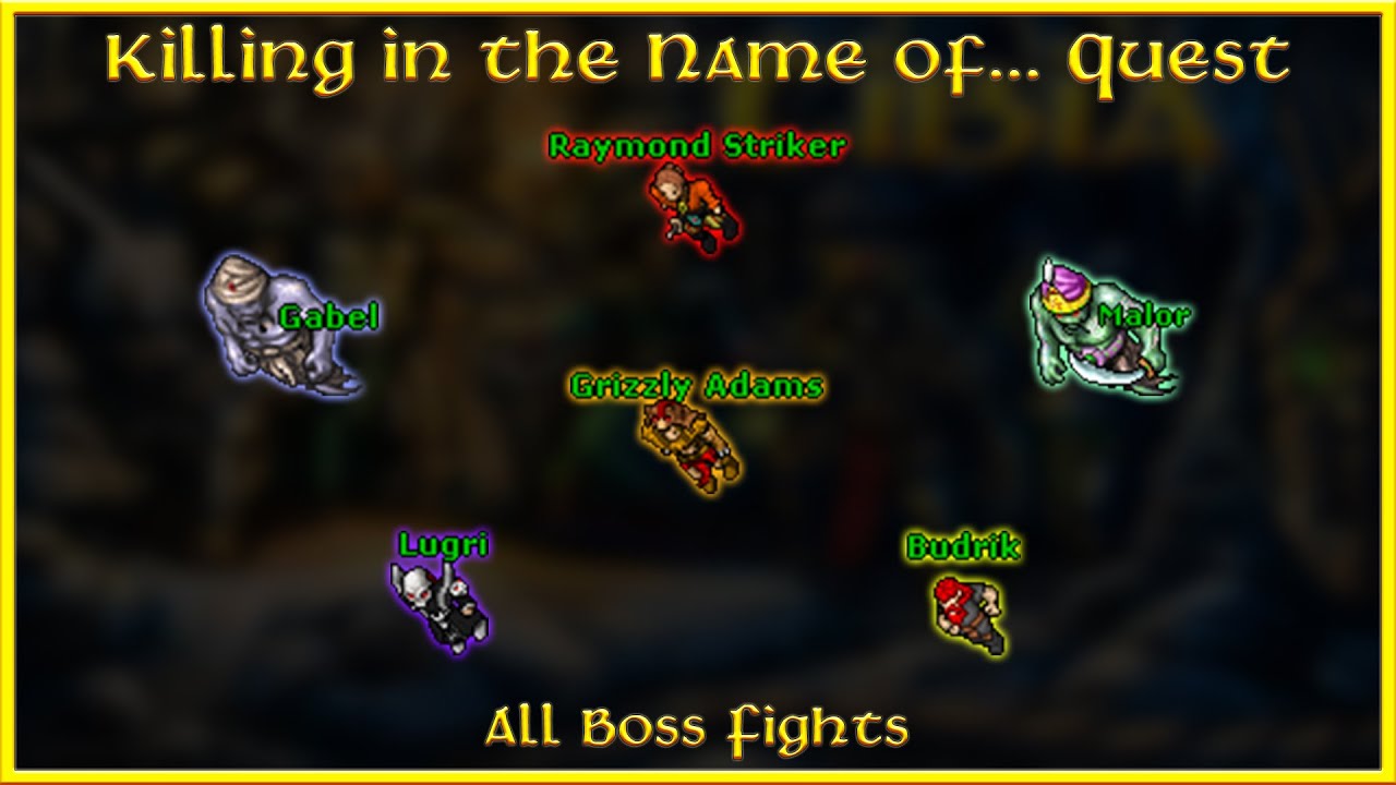 Killing in the Name of... Quest [All Boss Fights] - Tibia - YouTube