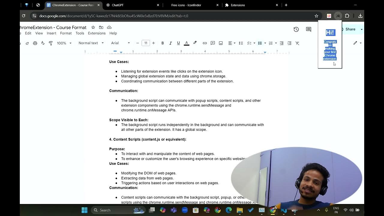 How to create Your First Chrome Extension (Part 1) ? - YouTube