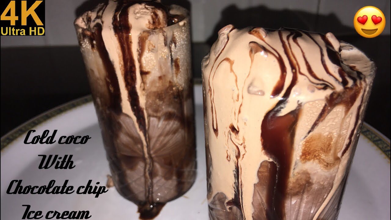 Cold Coco with chocolate chip ice cream | कोल्ड कोको चोकलेट चिप ...