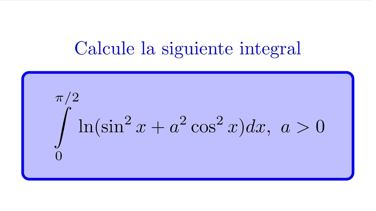 Calcular una Integral usando la Regla de Leibniz (Truco de Feynman ...