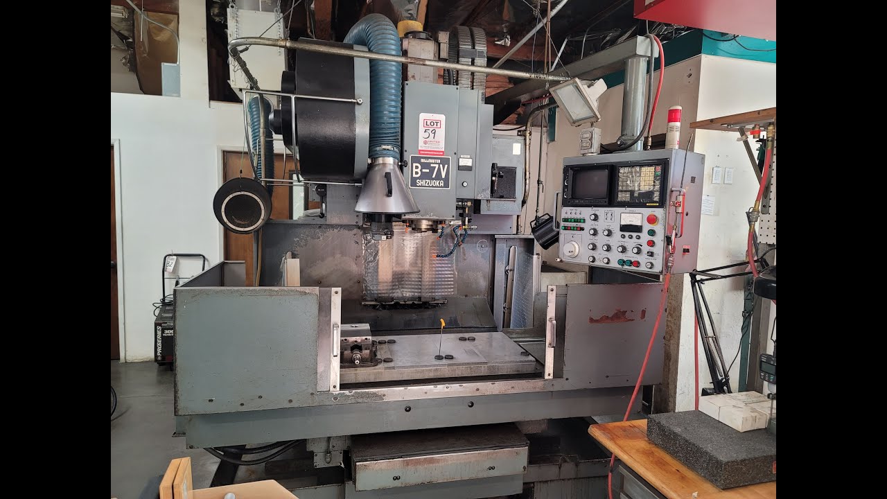 Lot 59: SHIZUOKA MILLMASTER B-7V VERTICAL MACHINING CENTER, FANUC ...