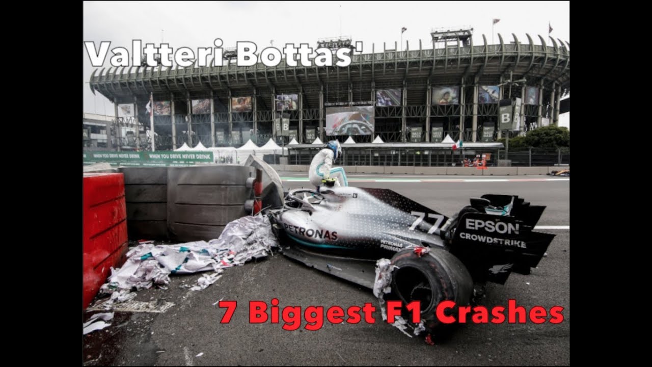 Valtteri Bottas' 7 Biggest F1 Crashes - YouTube