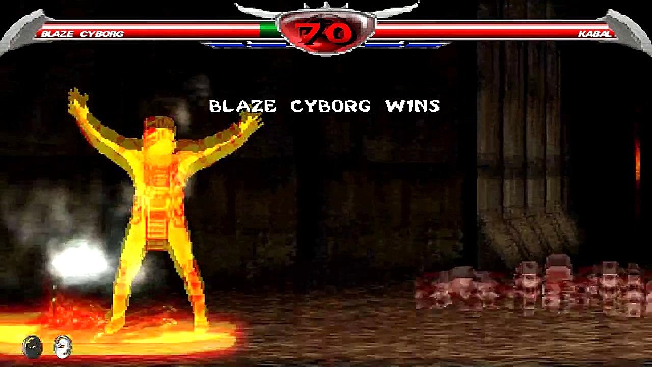 Mortal Kombat Chaotic - Cyborg Blaze playthrough - YouTube
