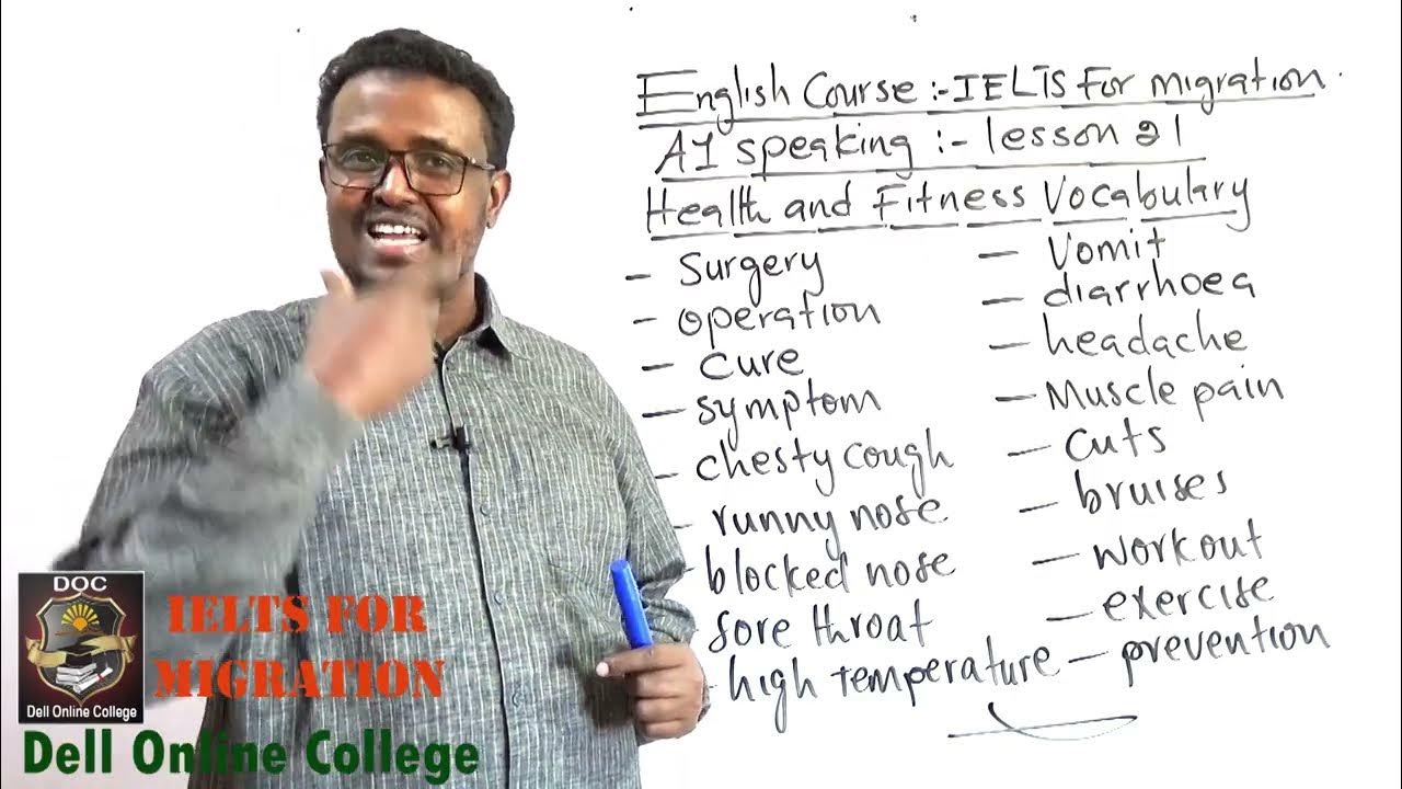 IELTS For Migration Lesson 21 Health And Fitness Vocabulary YouTube ielts-for-migration-lesson-21-health-and-fitness-vocabulary-youtube