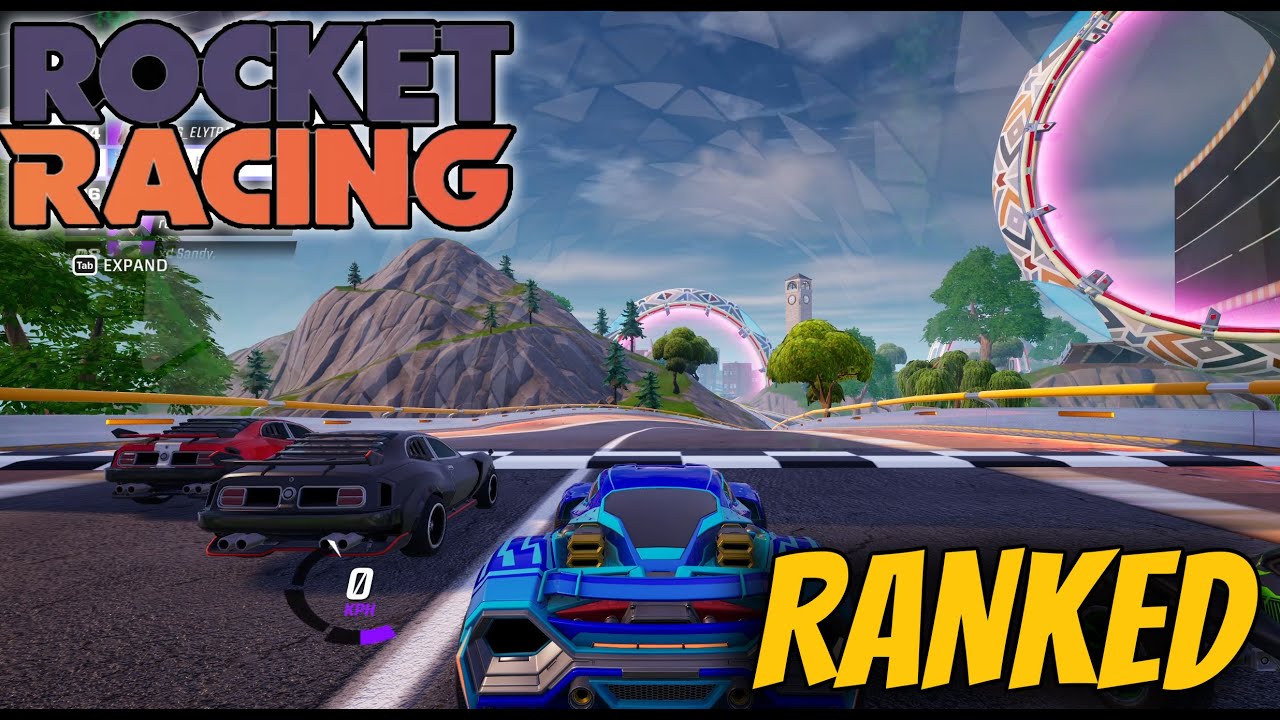 GETTING TO TOP RANK! - Fortnite Rocket Racing (RANKED) - YouTube