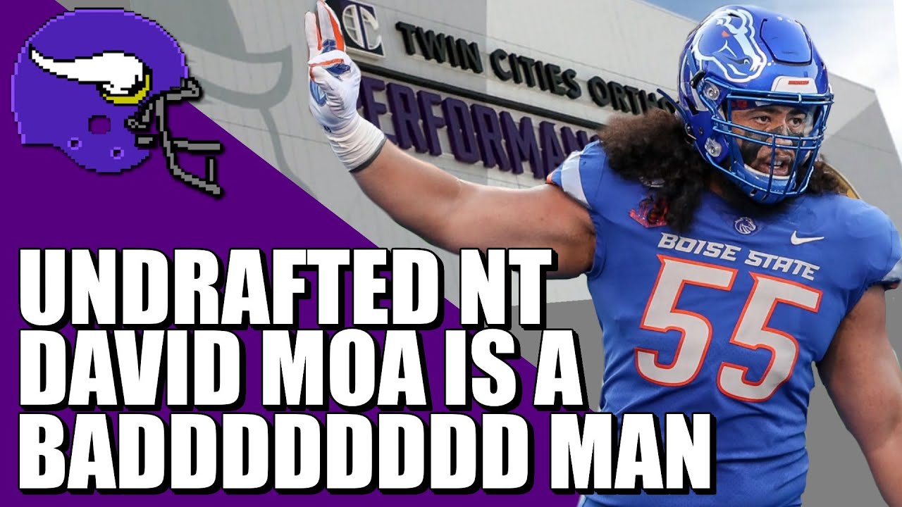 Vikings UDFA Rookie DT David Moa is a BAD Dude 💪💪💪 - YouTube