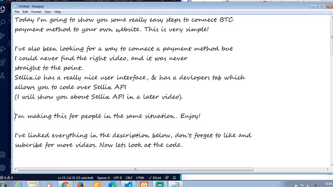 How to easily accept & link a BTC payments to your website - YouTube