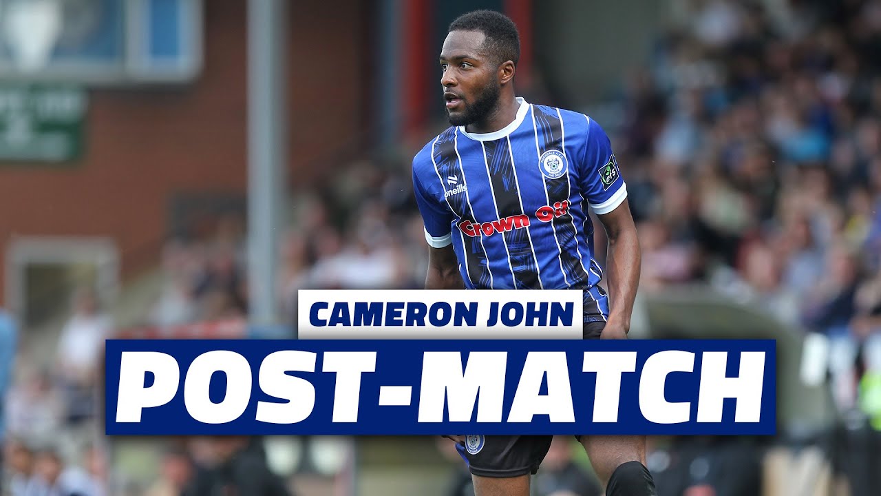 Cameron John On Boreham Wood Draw - YouTube