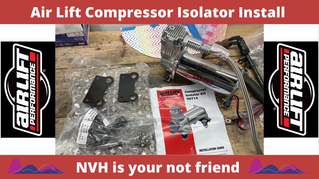 Air Lift 50714 Compressor Isolator Kit Install | NVH Killer | Quick ...