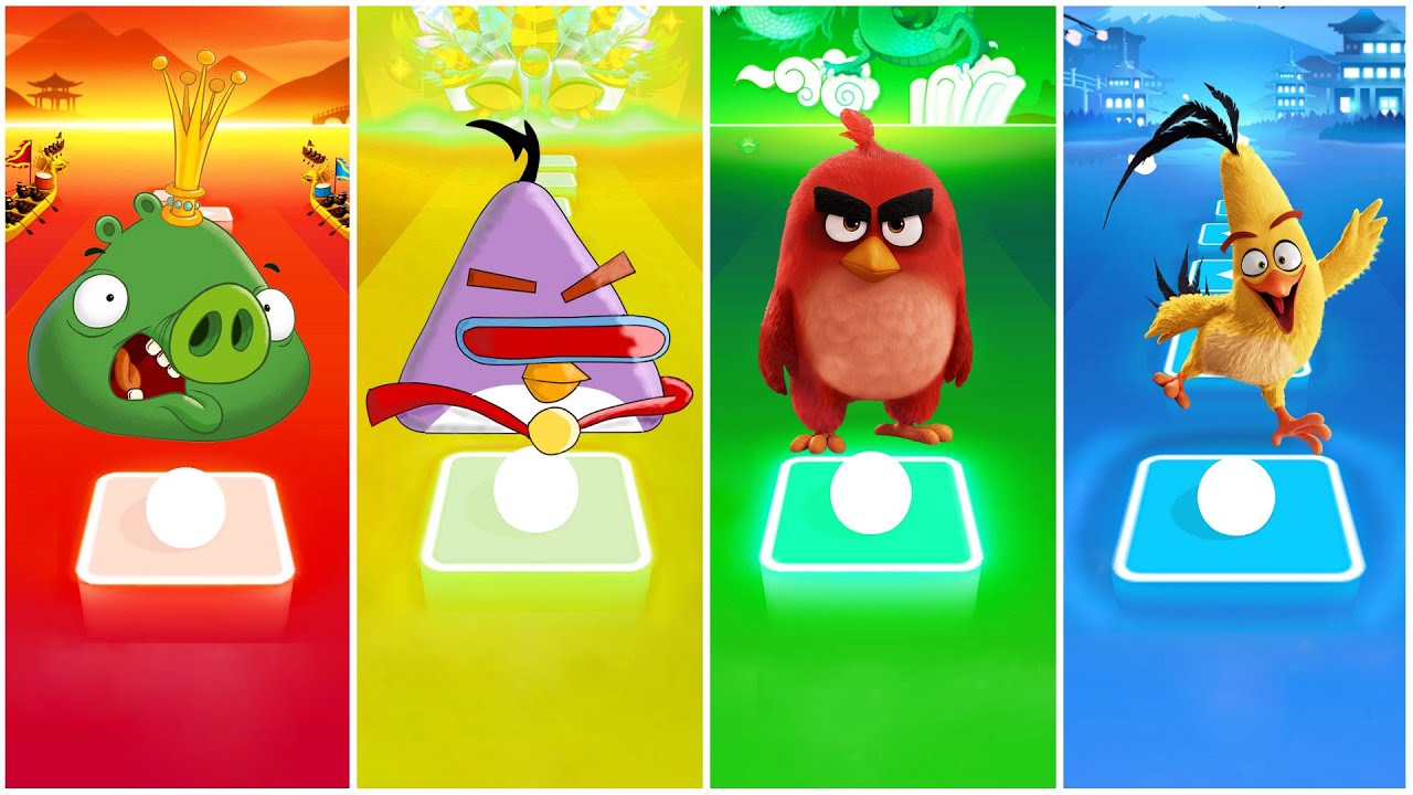 Angry Birds - Team: Corporal Pig vs Lazer Bird vs Red Bird vs Chuck ...
