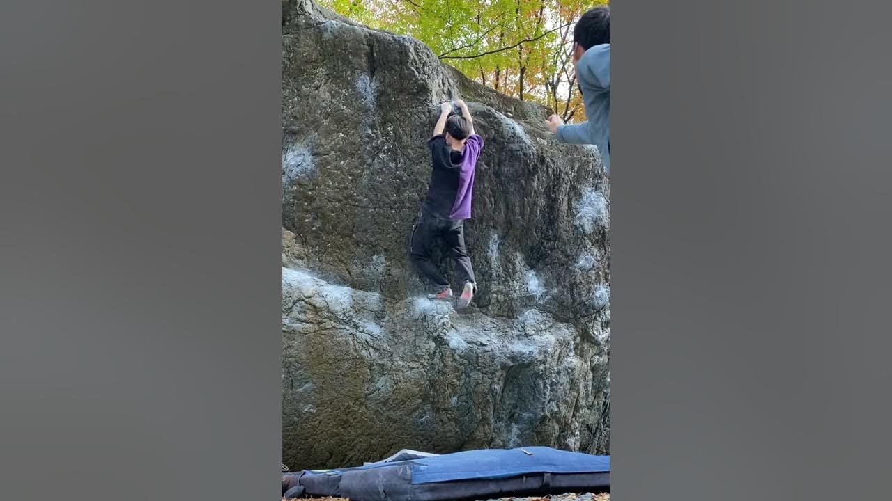 【御岳】蛙 7c＋（三段−） - YouTube