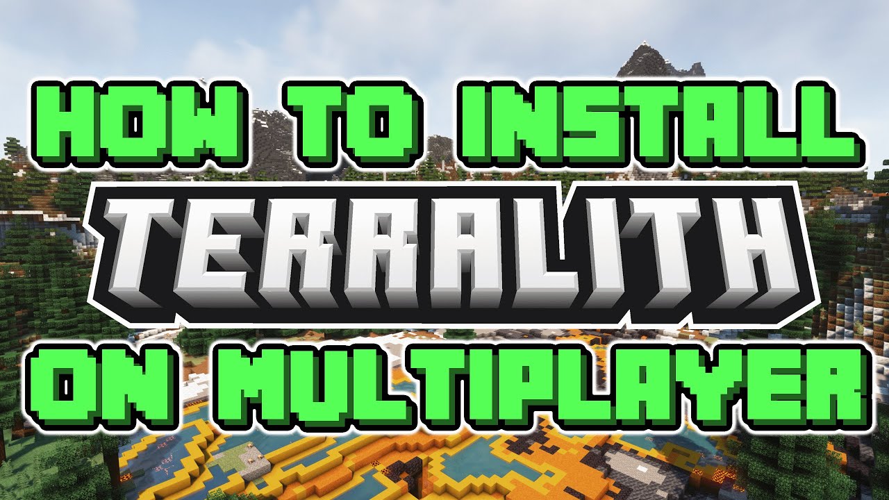 How to Install Terralith on a Vanilla Multiplayer Server - YouTube