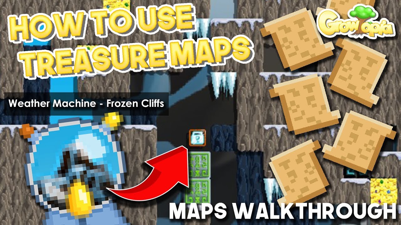 HOW TO SOLVE TREASURE MAPS! (ALL MAPS SOLVE!!) | Growtopia - YouTube