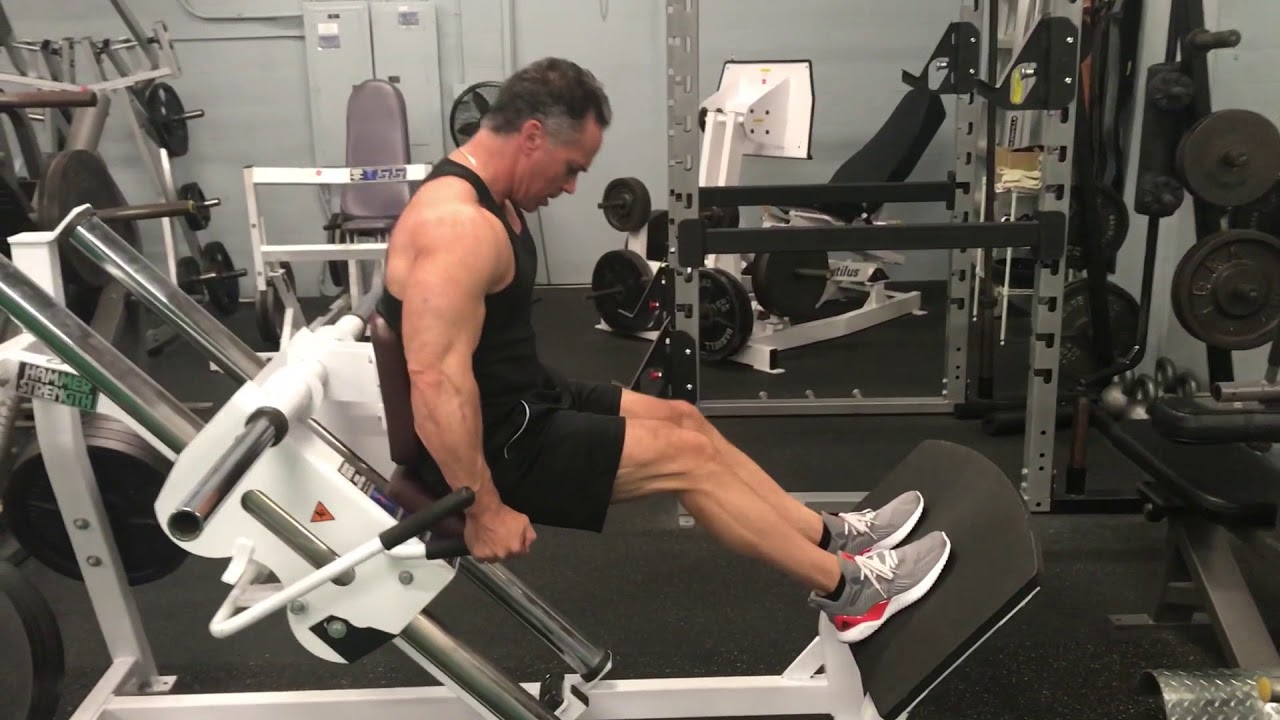 Hammer Hack Squat Close Stance - YouTube