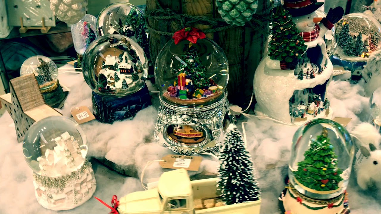 Snow Globe Display Video - YouTube