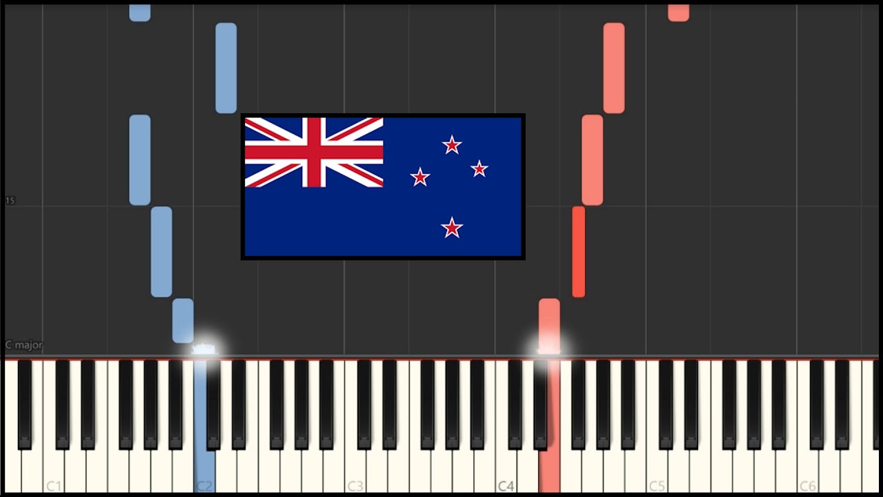 New Zealand National Anthem - God Defend New Zealand (Piano Tutorial ...
