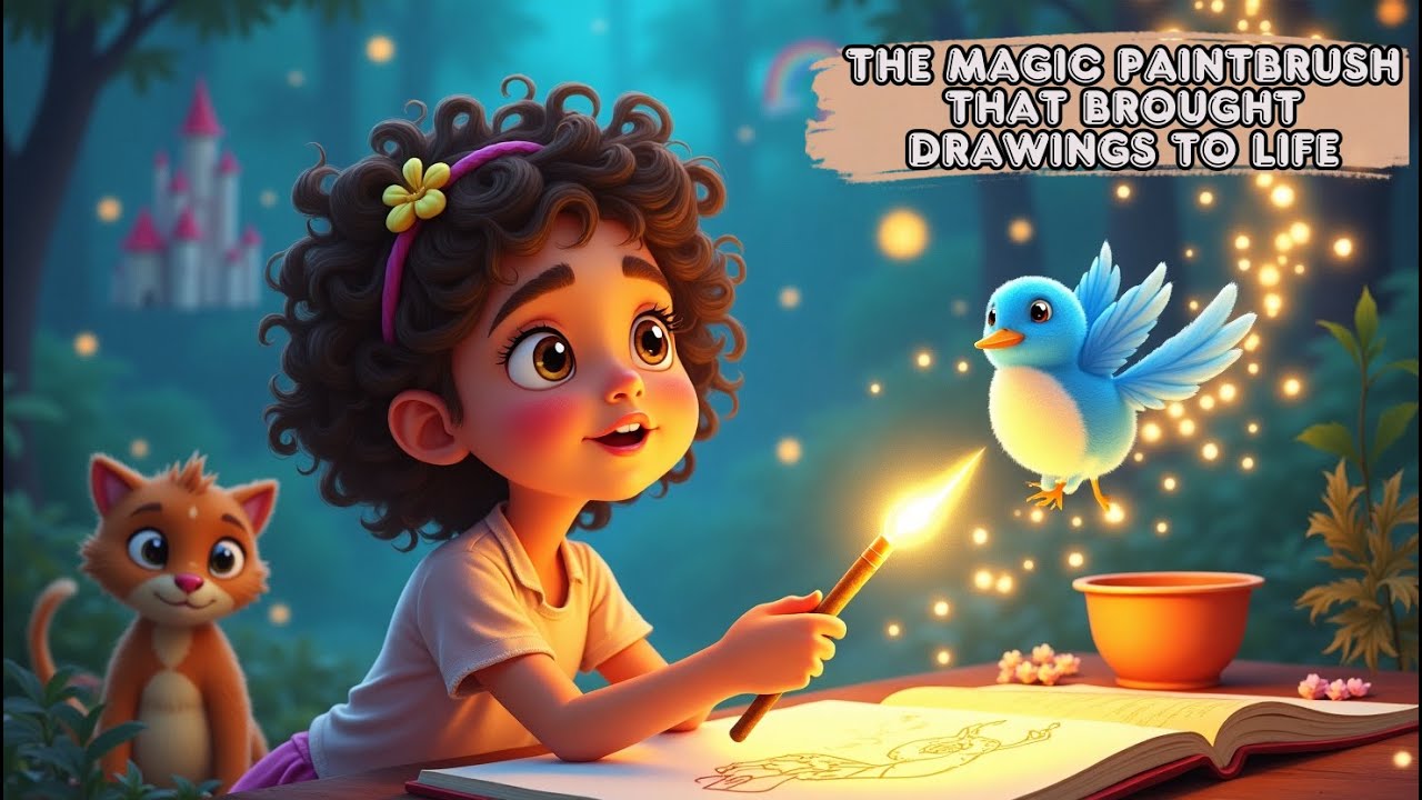 The Magic Paintbrush That Brought Drawings to Life! - YouTube