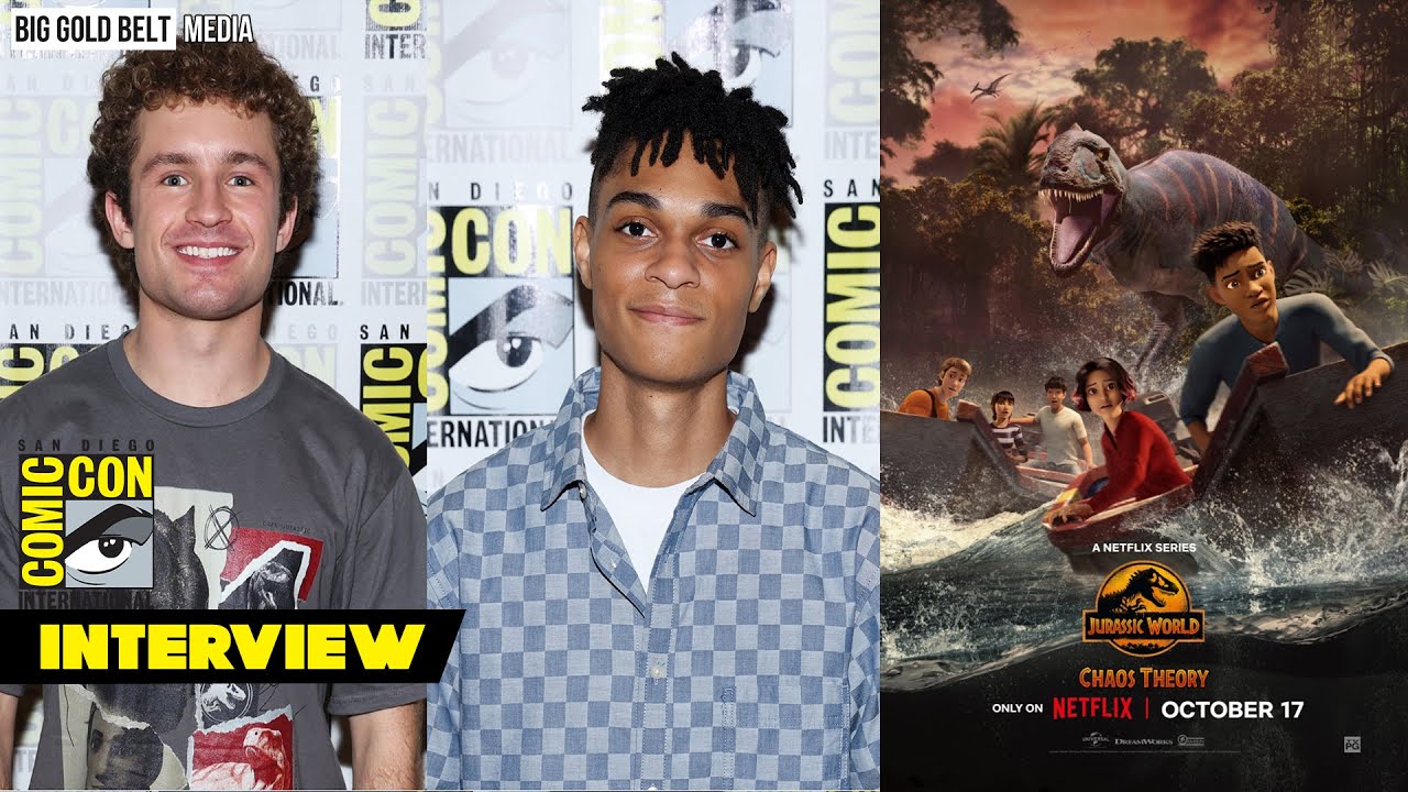Sean Giambrone & Paul-Mikél Williams Interview | Netflix's Jurassic ...