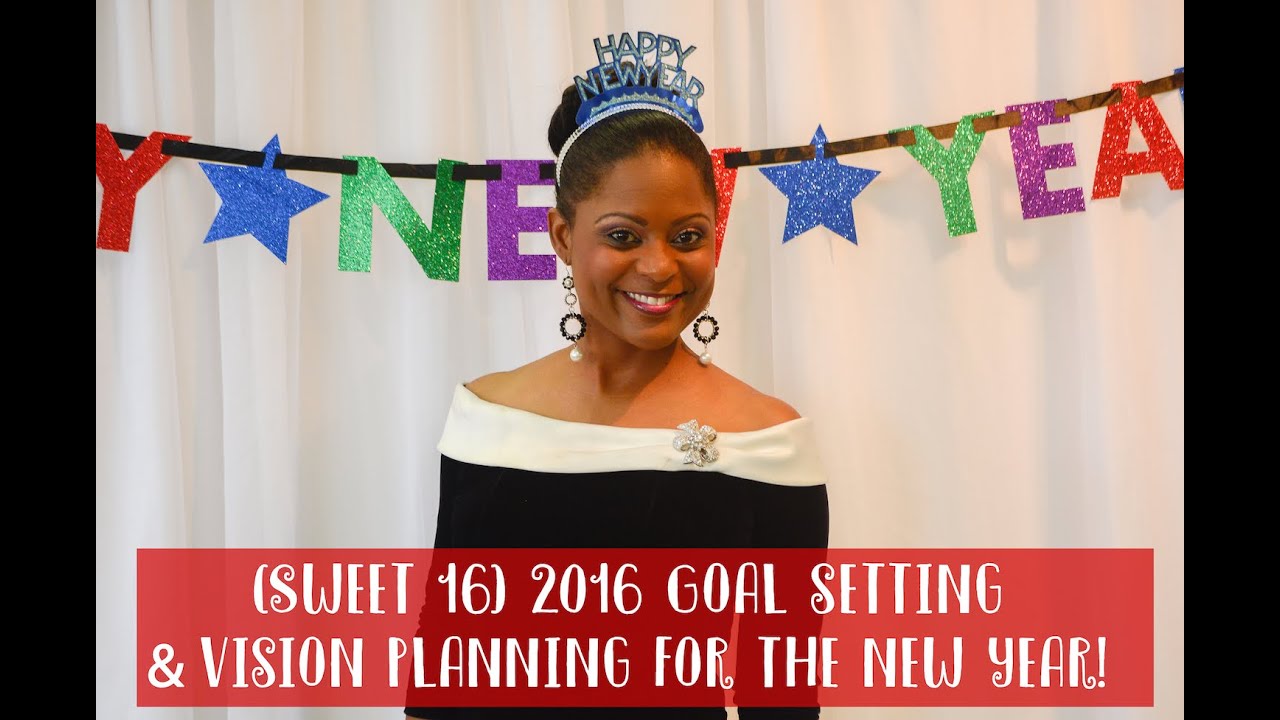 New Year 2016 {Sweet 16} Resolutions | Goal Setting| Vision Board - YouTube