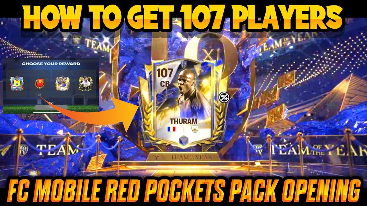HOW TO GET 107 OVR PLAYERS FOR FREE || RED POCKETS PACK OPENING || HOW ...
