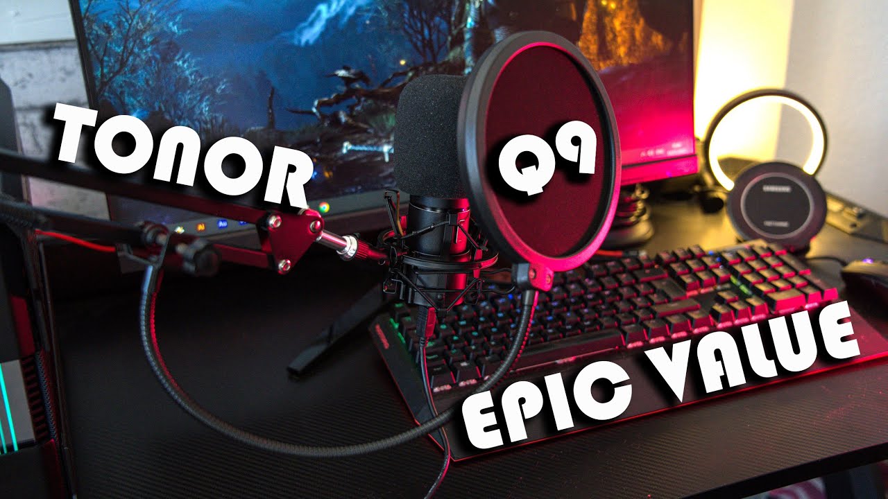 The Best Budget Mic - Tonor Q9 USB Condenser Kit Review - YouTube