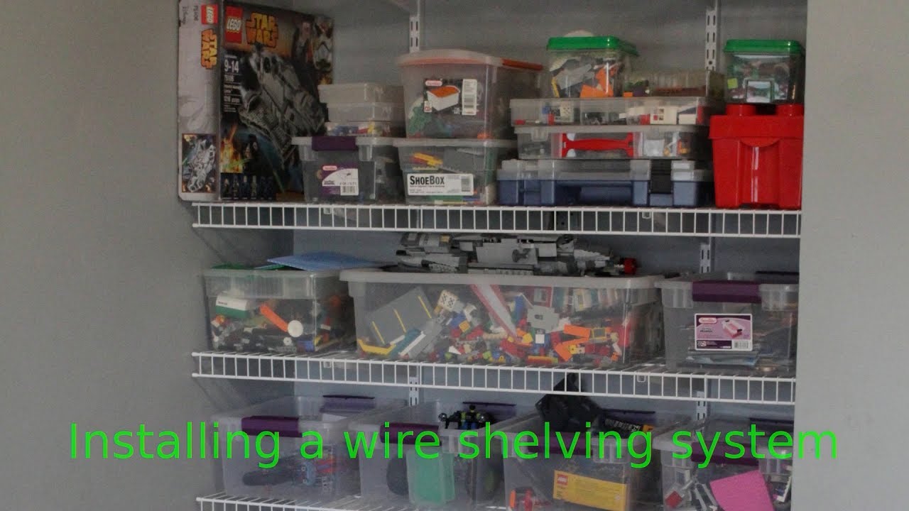 Installing a Wire Shelving System - YouTube