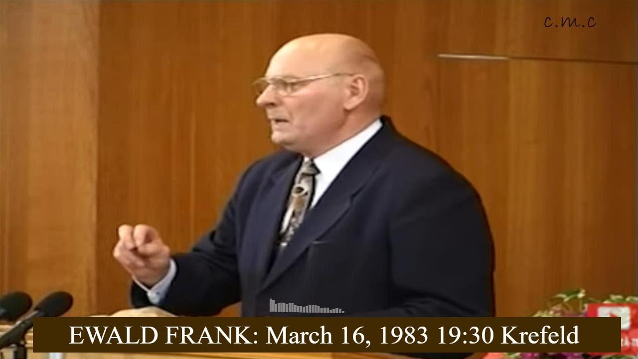 Brother EWALD FRANK. March 16, 2024 19:30 Krefeld - YouTube