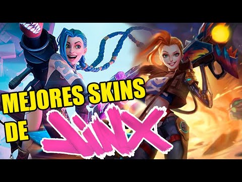 TOP 5 SKINS DE JINX en League Of Legends - YouTube