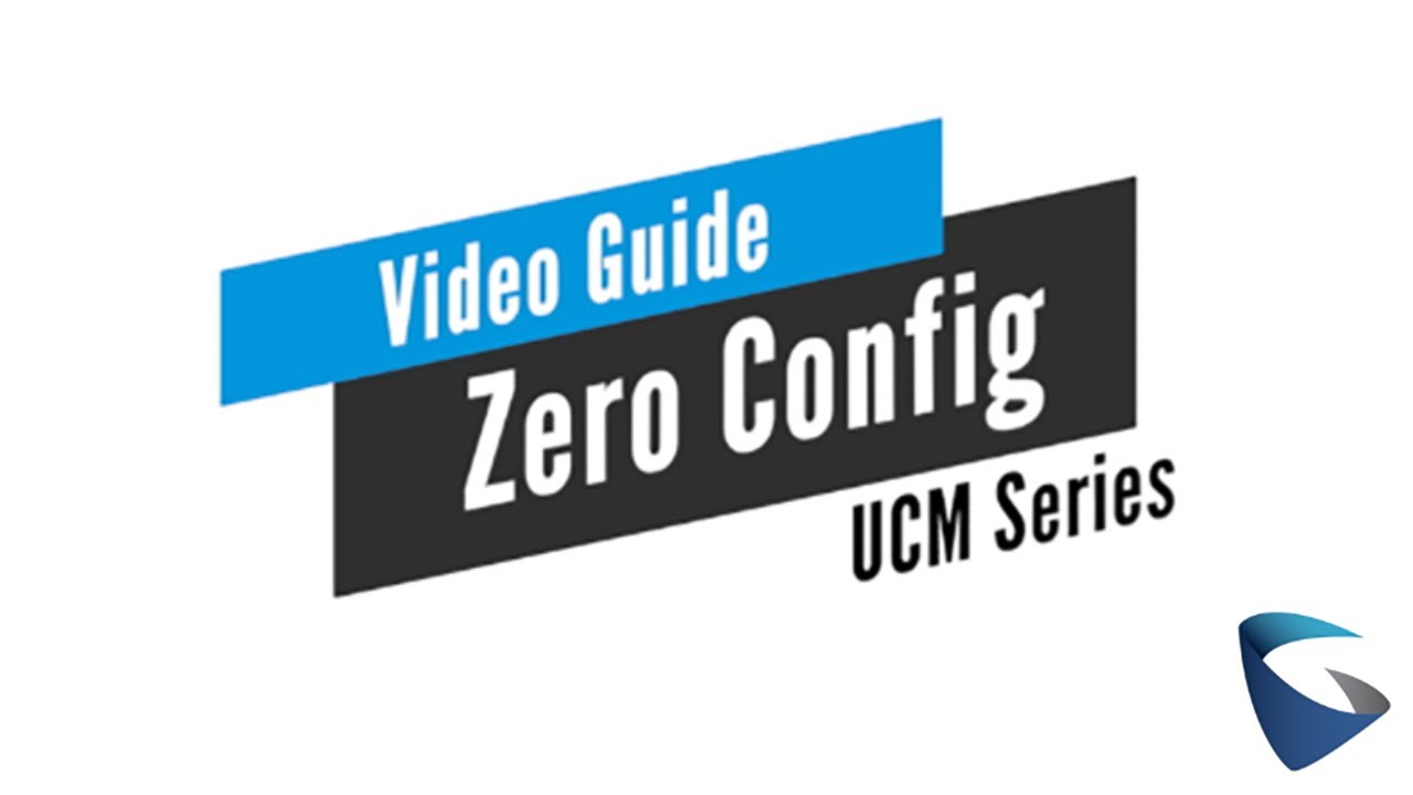 Video Guides - UCM - Zero Config - YouTube