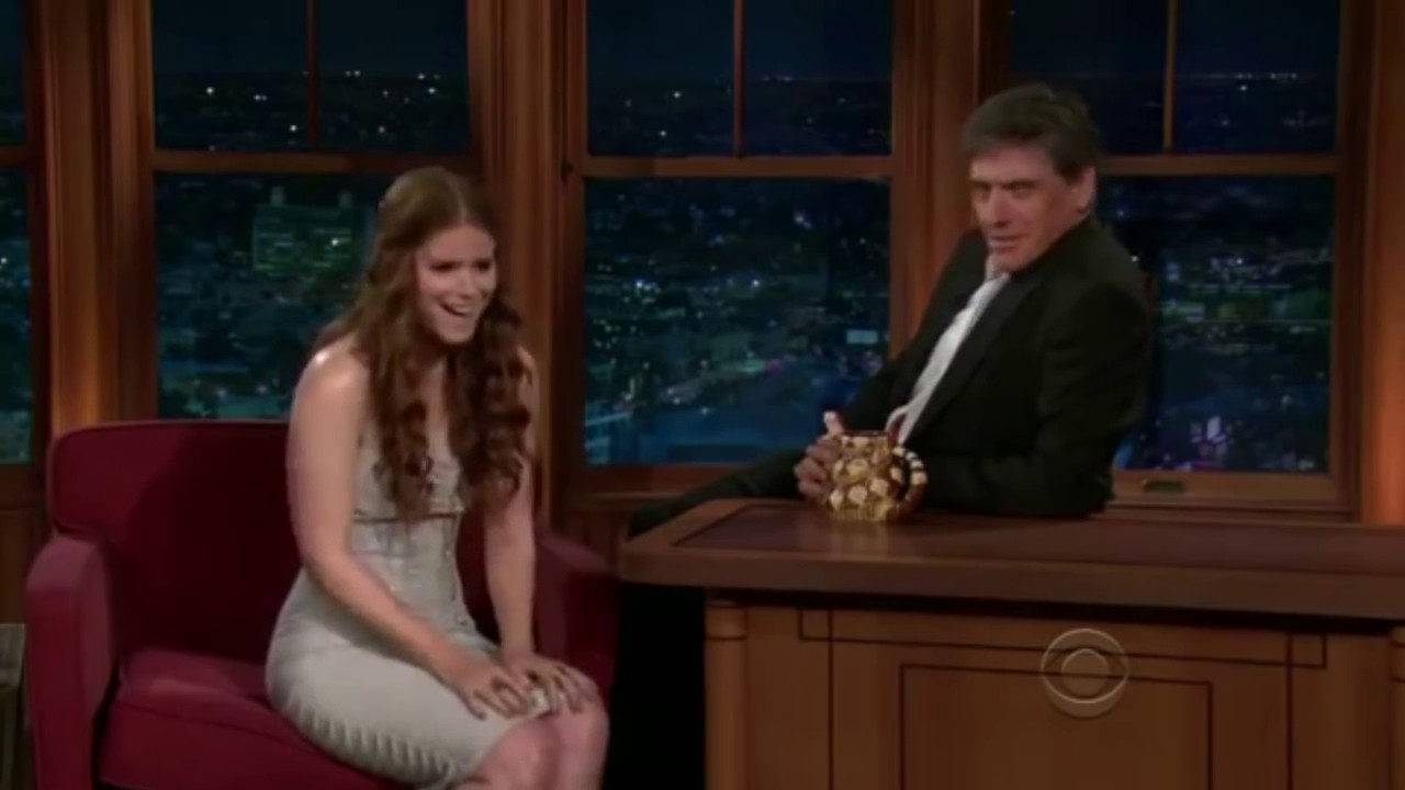 Kate Mara Flirting with Craig Ferguson [HD] - YouTube