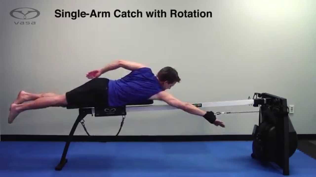 Swim Technique Drill: Single-Arm Catch with Full Rotation - YouTube