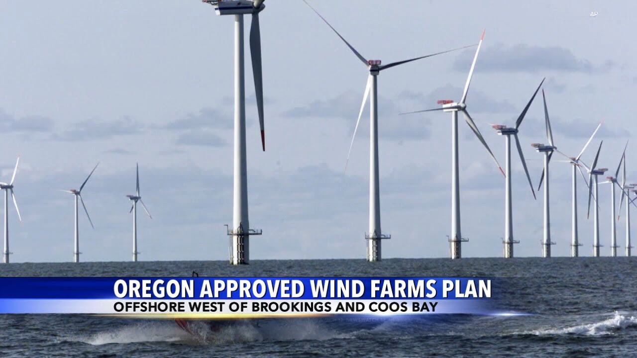 Oregon approves wind farms plan - YouTube