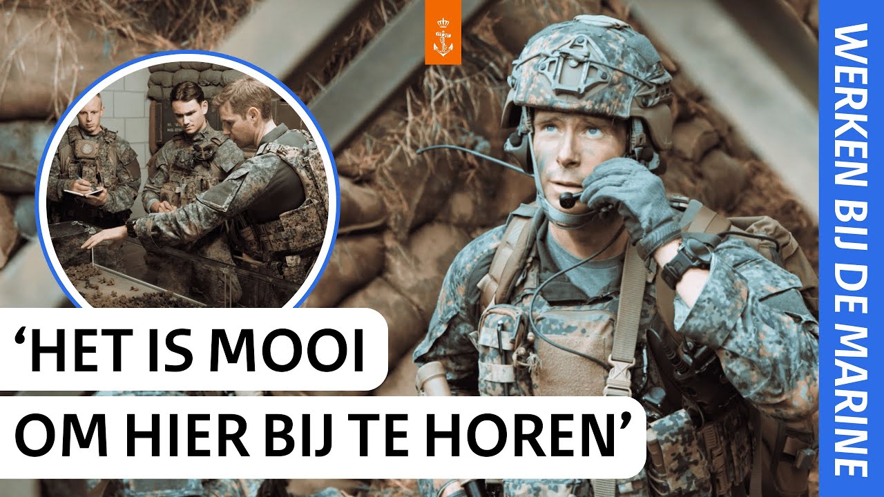 Officier der Mariniers Teun | WERKEN BIJ DE MARINE ⚓ - YouTube