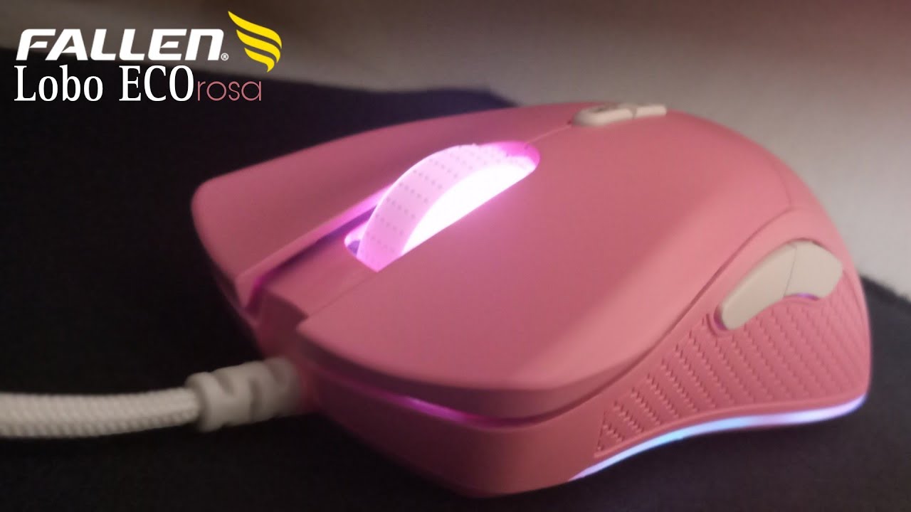 Mouse Fallen Lobo ECO - Unboxing, Review e comparação com G203! - YouTube