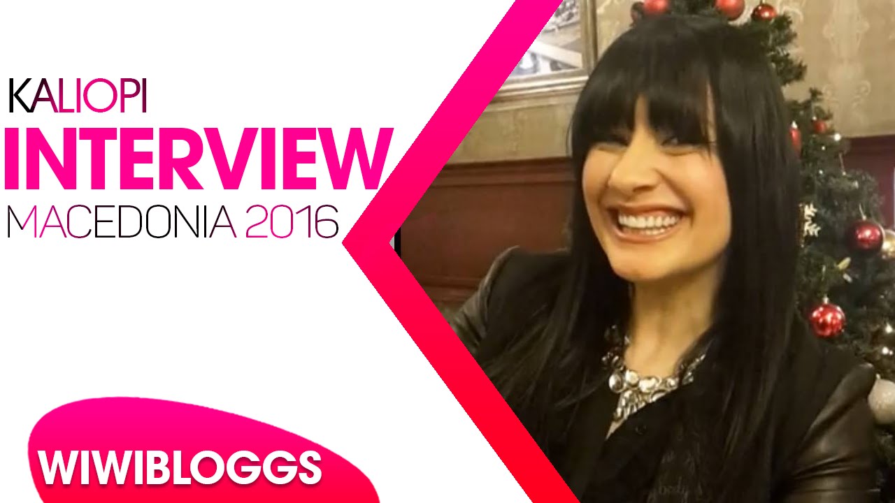 Kaliopi Eurovision 2016 - Macedonia (INTERVIEW) | wiwibloggs - YouTube